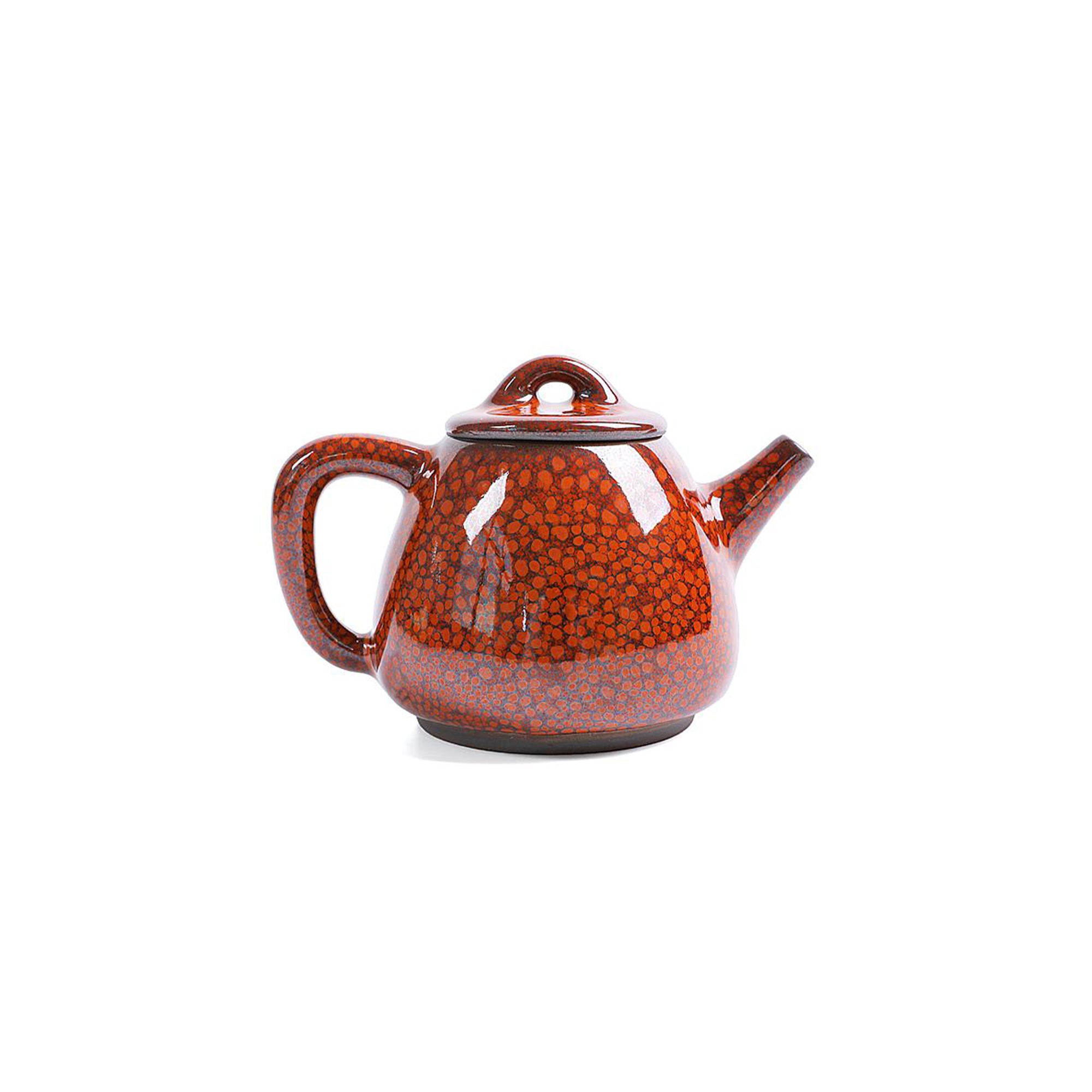 Tenmoku - Ember Dot Teapot – Ci Porcelain